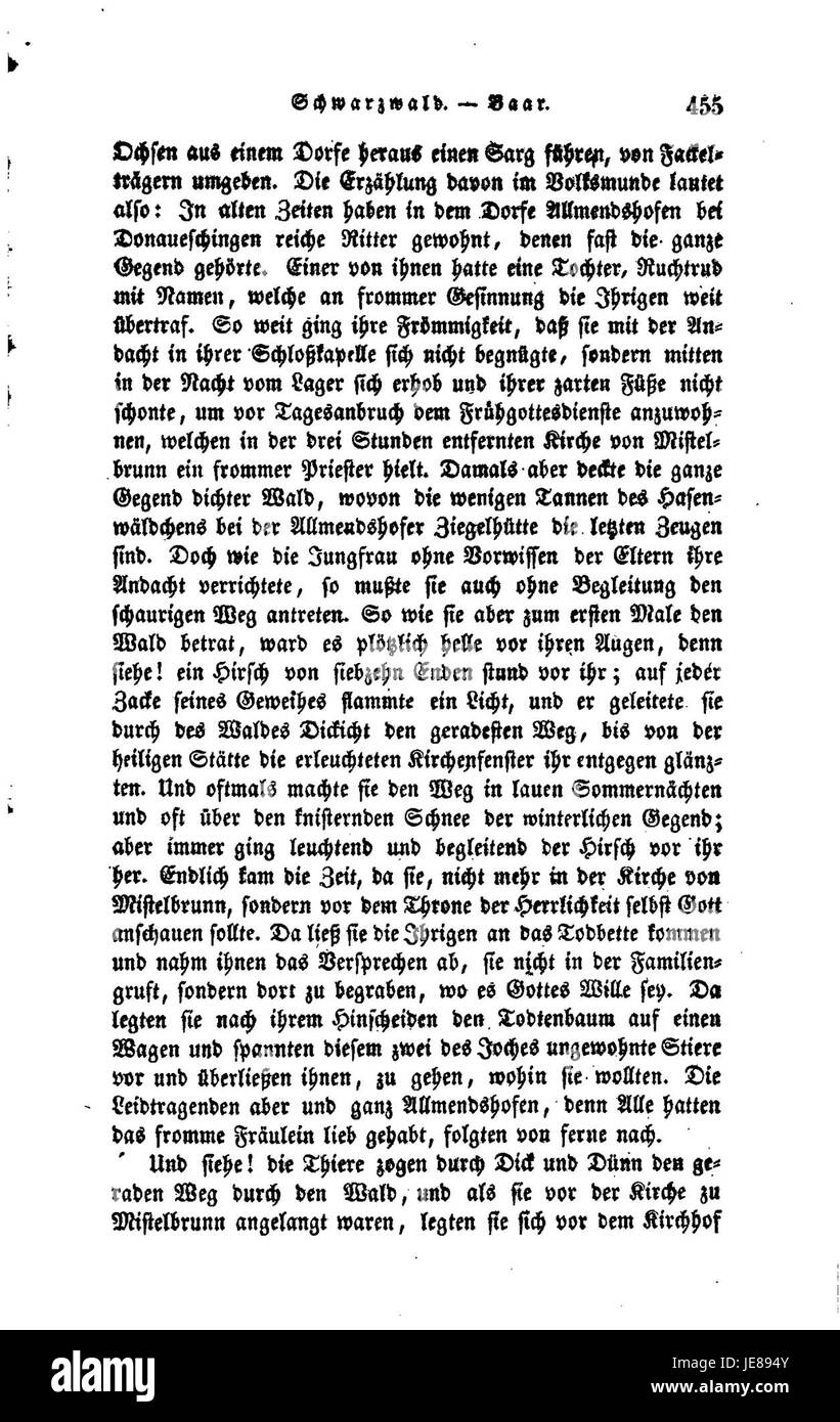 'Badisches Sagenbuch' (The Baden Legends Book) is a collection of ...