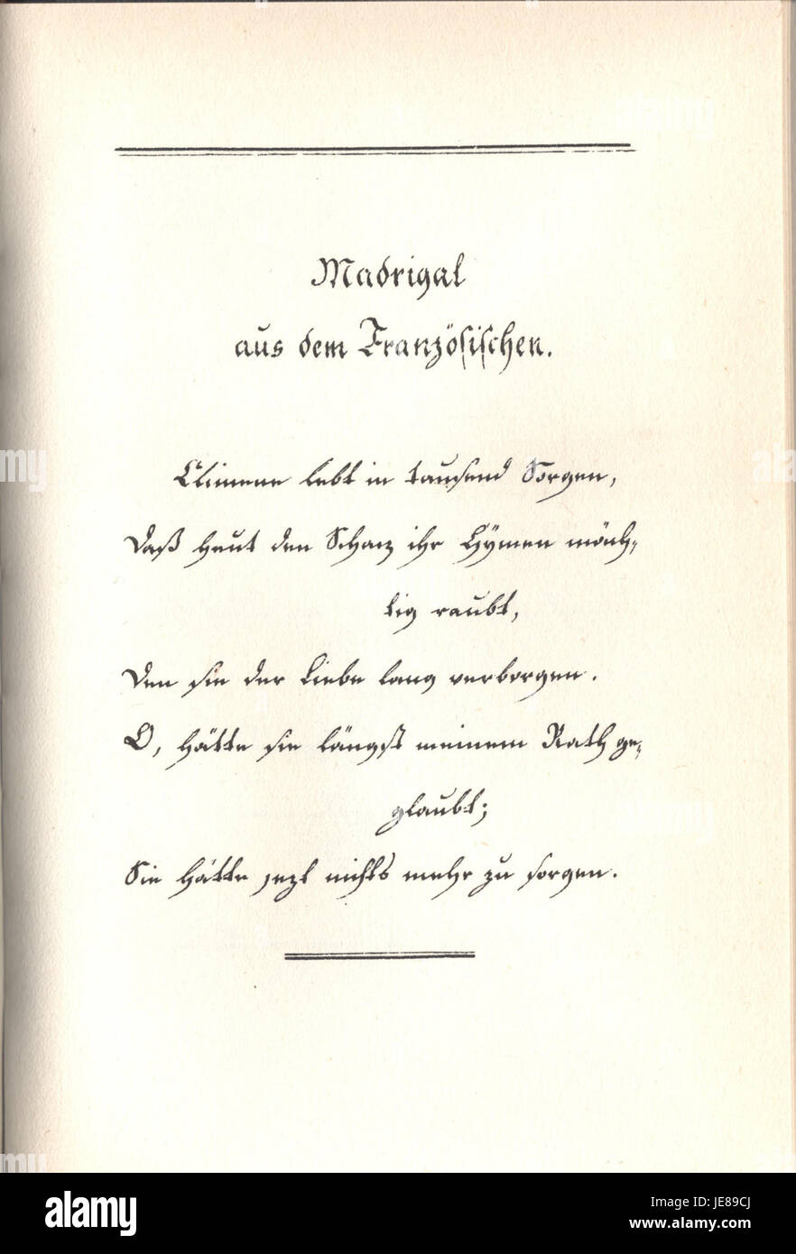 The 'Annette Manuskript' by Johann Wolfgang von Goethe is a manuscript ...