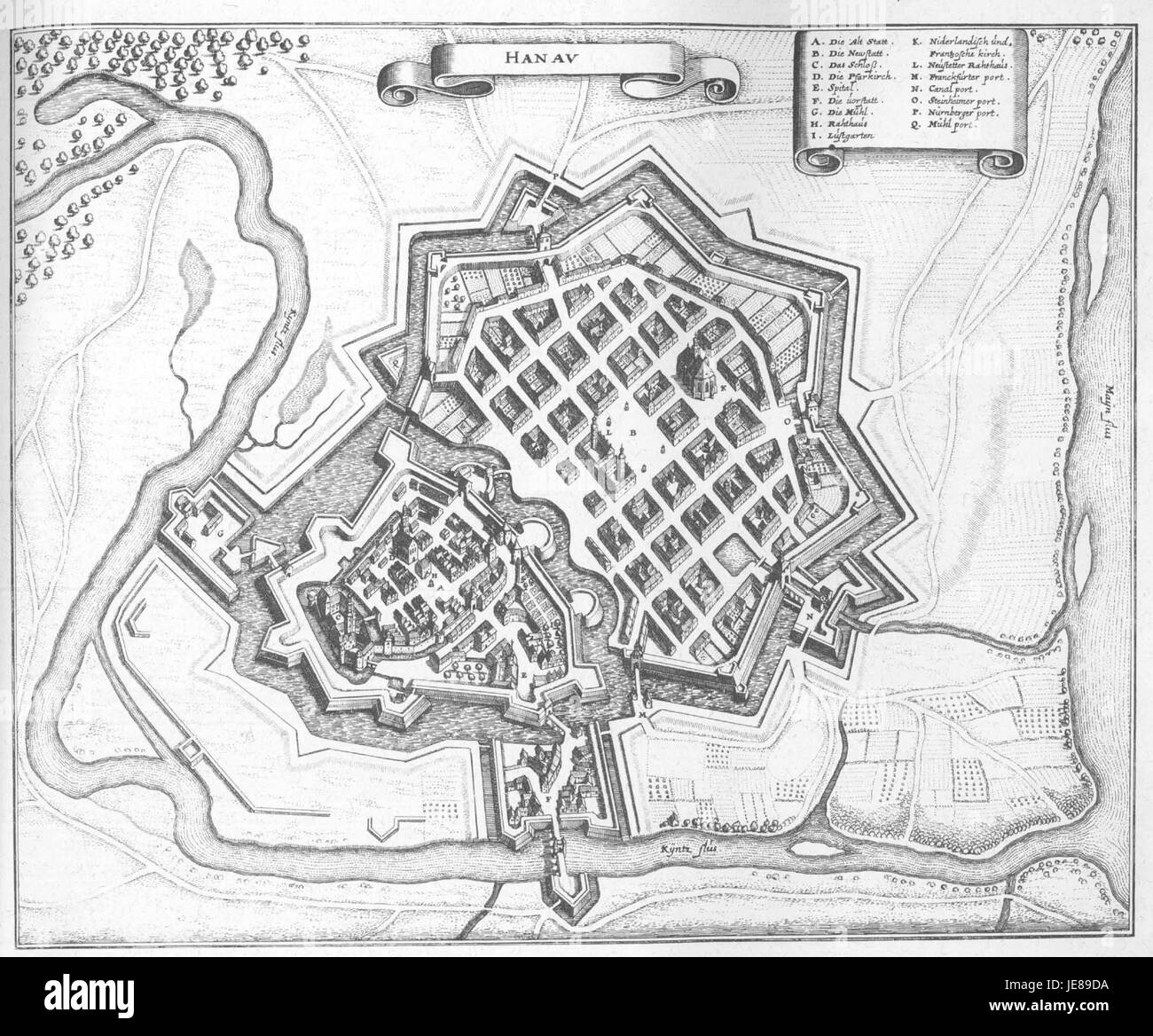 Map of hesse Black and White Stock Photos & Images - Alamy