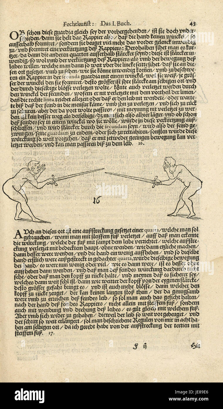 De Fechten (Fabri) is a historical treatise on fencing, focusing on the ...