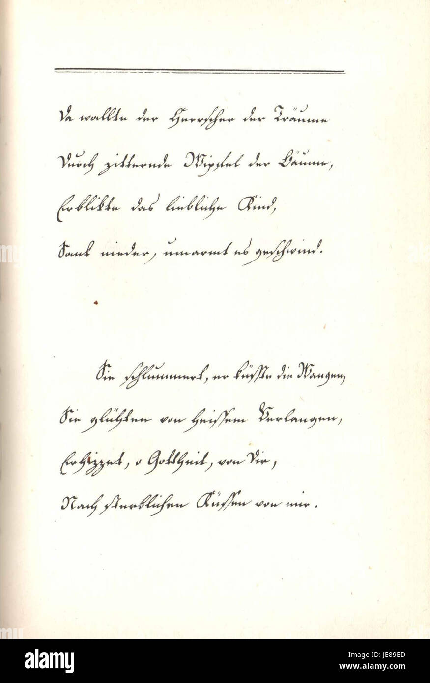 The 'Annette Manuskript 083' by Johann Wolfgang von Goethe contains ...