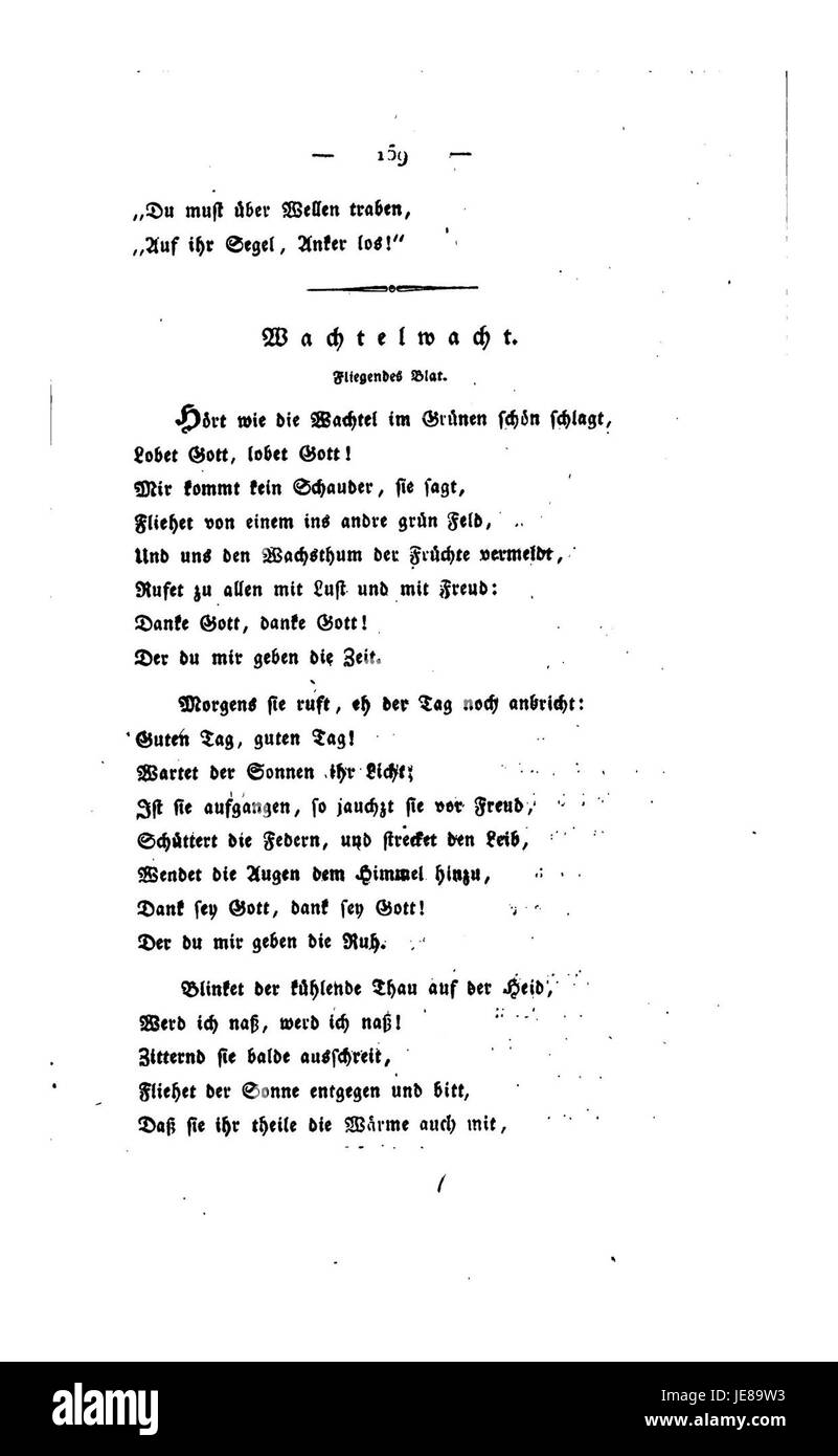 Traditional german poems hi-res stock photography and images - Alamy