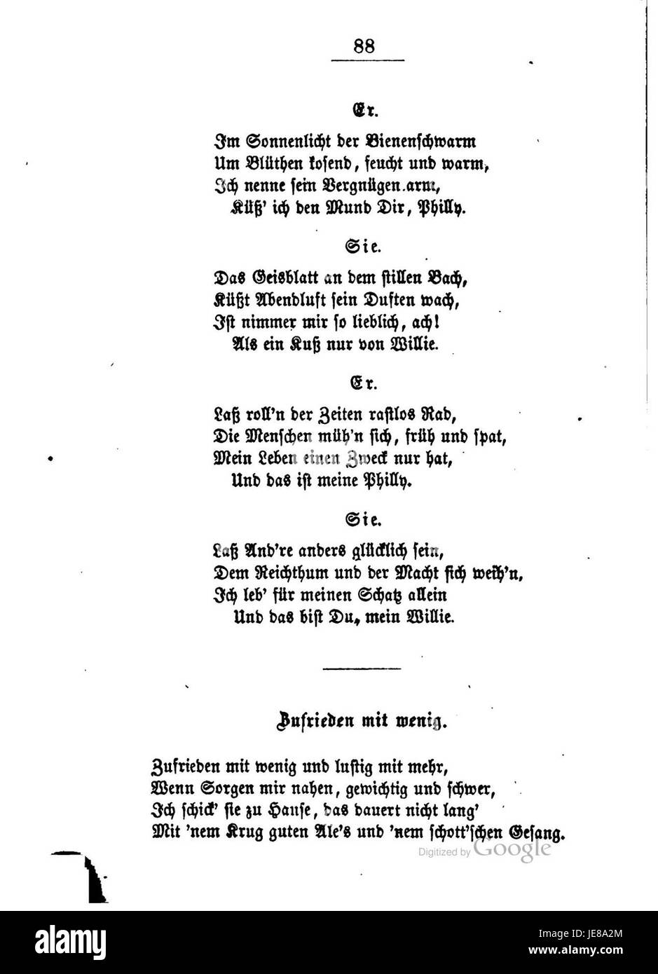 Traditional german poems hi-res stock photography and images - Alamy