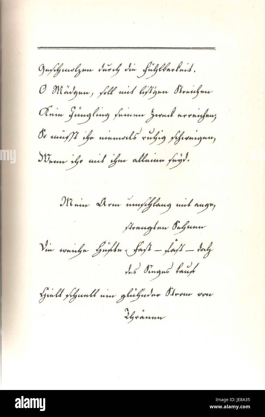 Goethe manuscript hi-res stock photography and images - Alamy