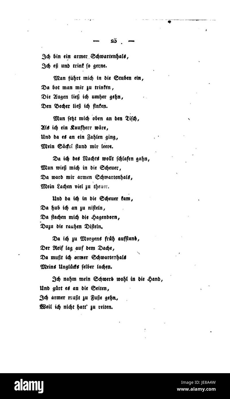 Traditional german poems hi-res stock photography and images - Alamy