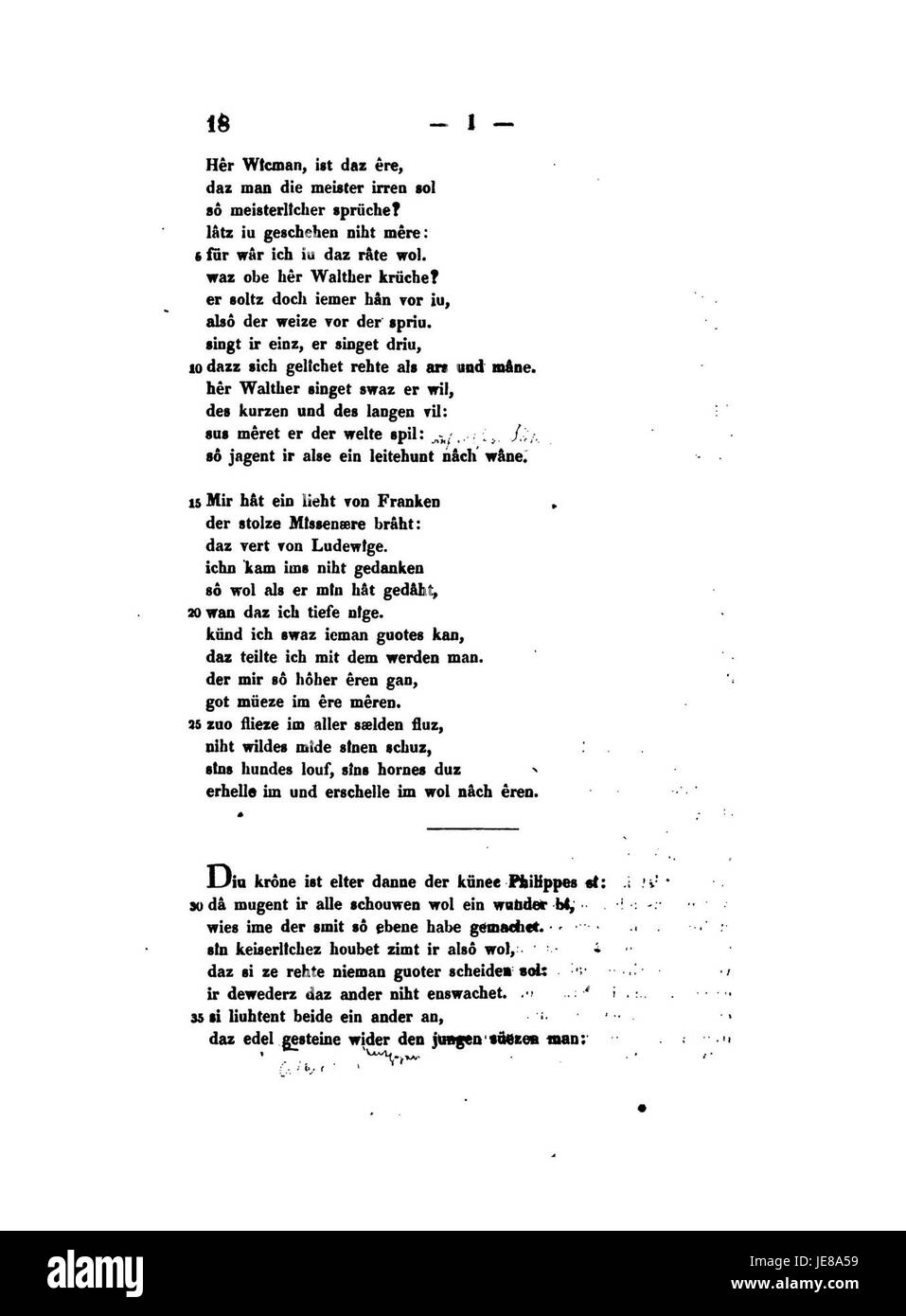 'Die Gedichte Walthers von der Vogelweide' is a collection of medieval ...