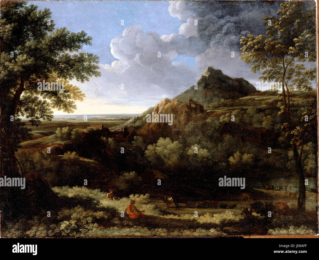 'Landscape in the Roman Campagna' is a work by Gaspard Dughet ...
