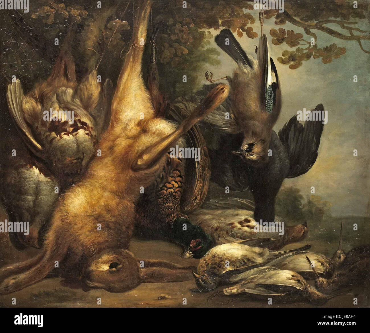 'Hunting still life' by Edward Coleman is a still life painting ...