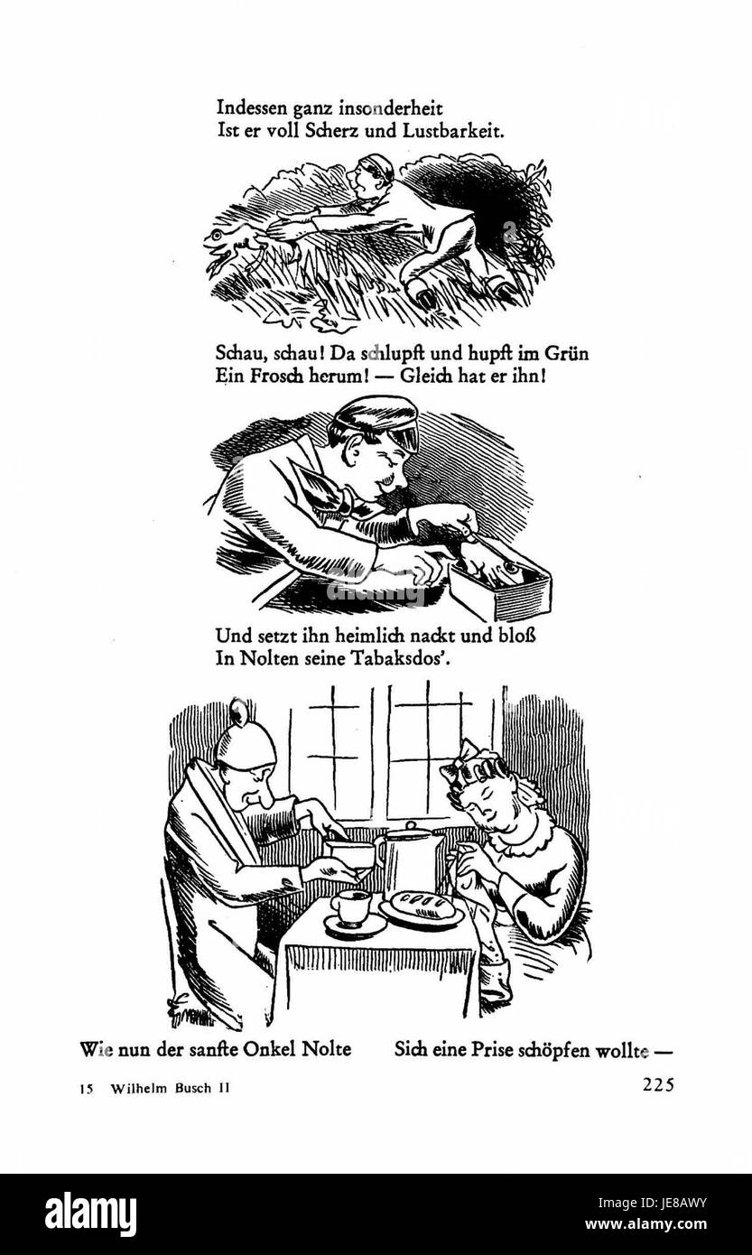 This page from 'Busch Werke Volume 2' presents an artistic or literary ...