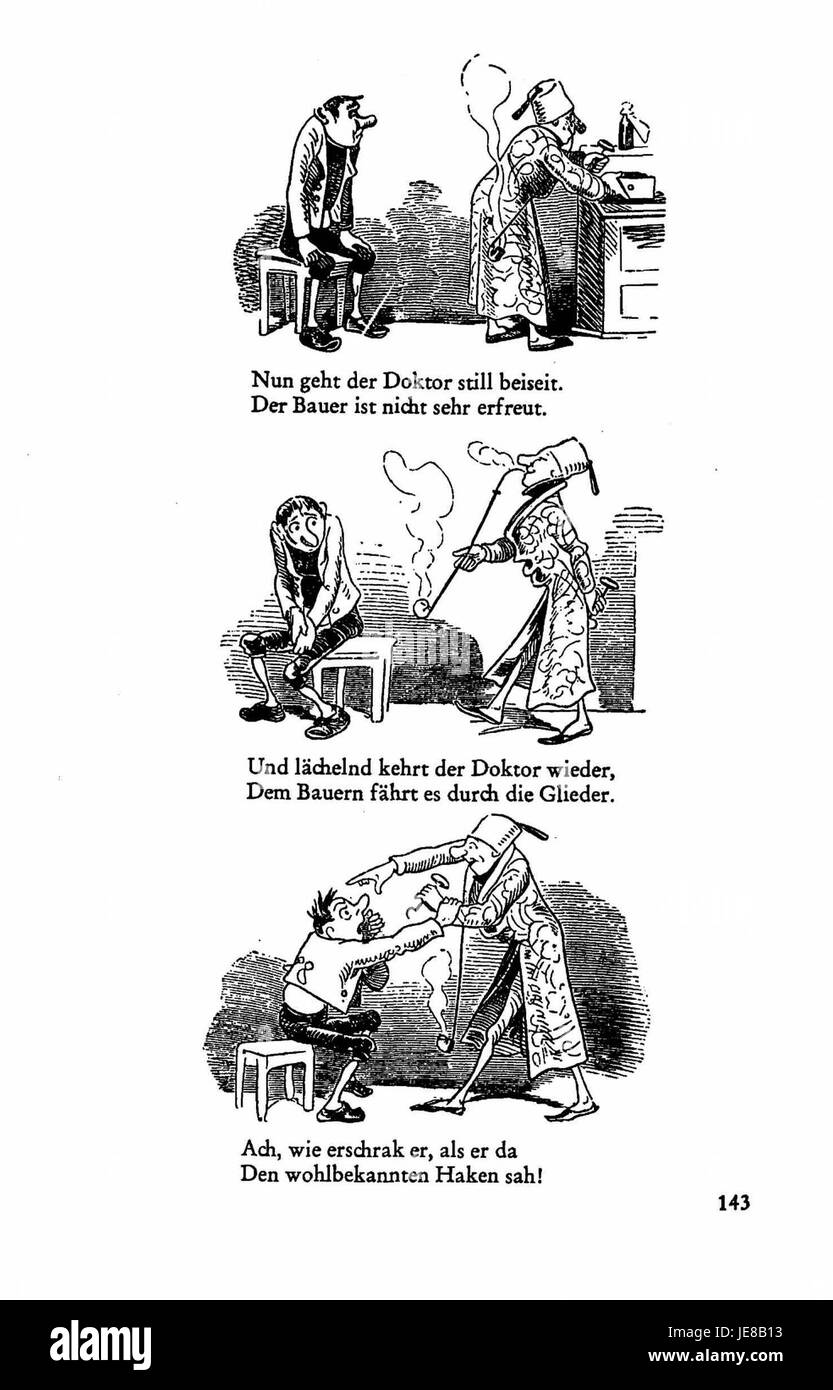 Page 137 from the first volume of Wilhelm Busch's 'Busch Werke ...