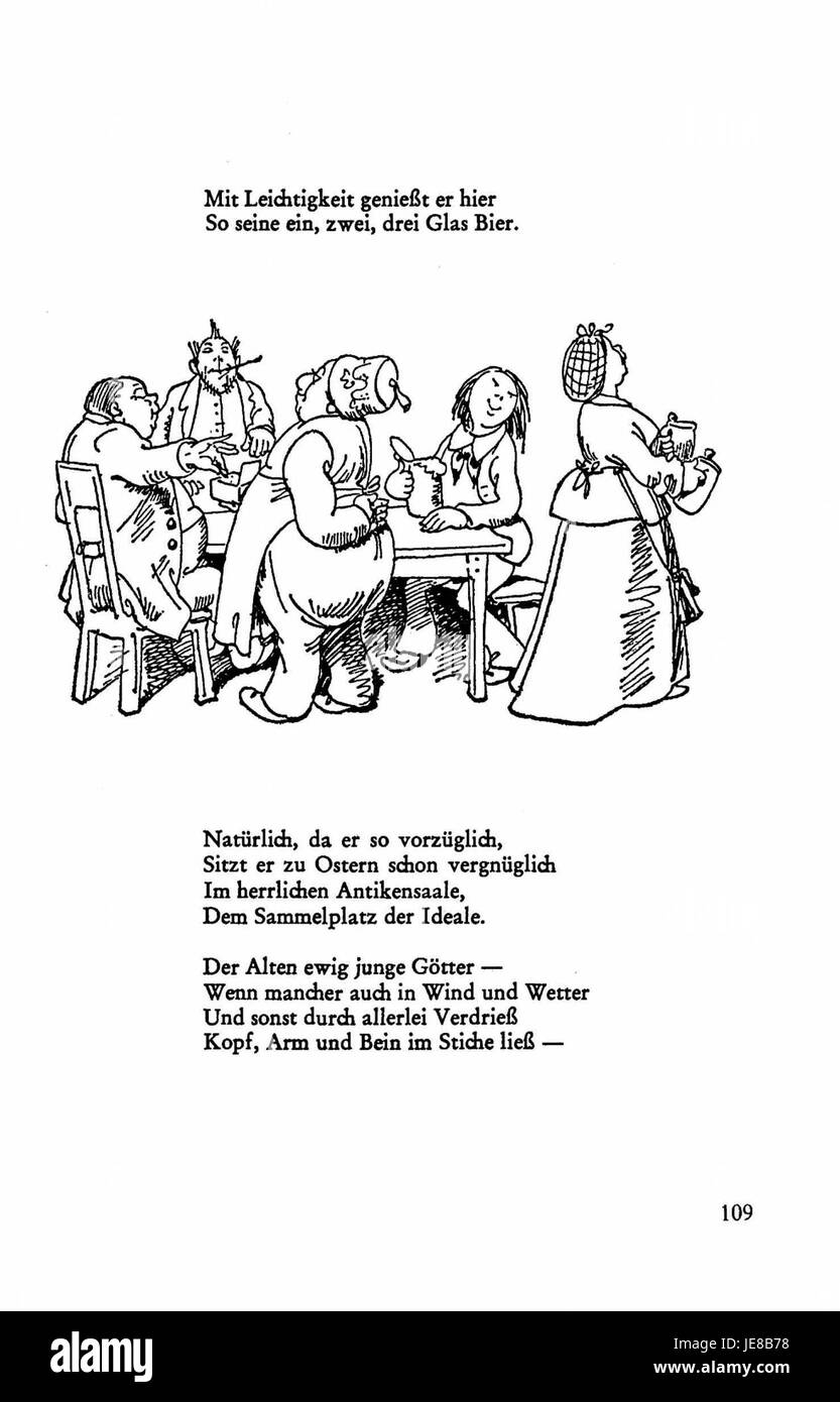 A page from 'Busch Werke', Volume 4, features artistic works by Wilhelm ...