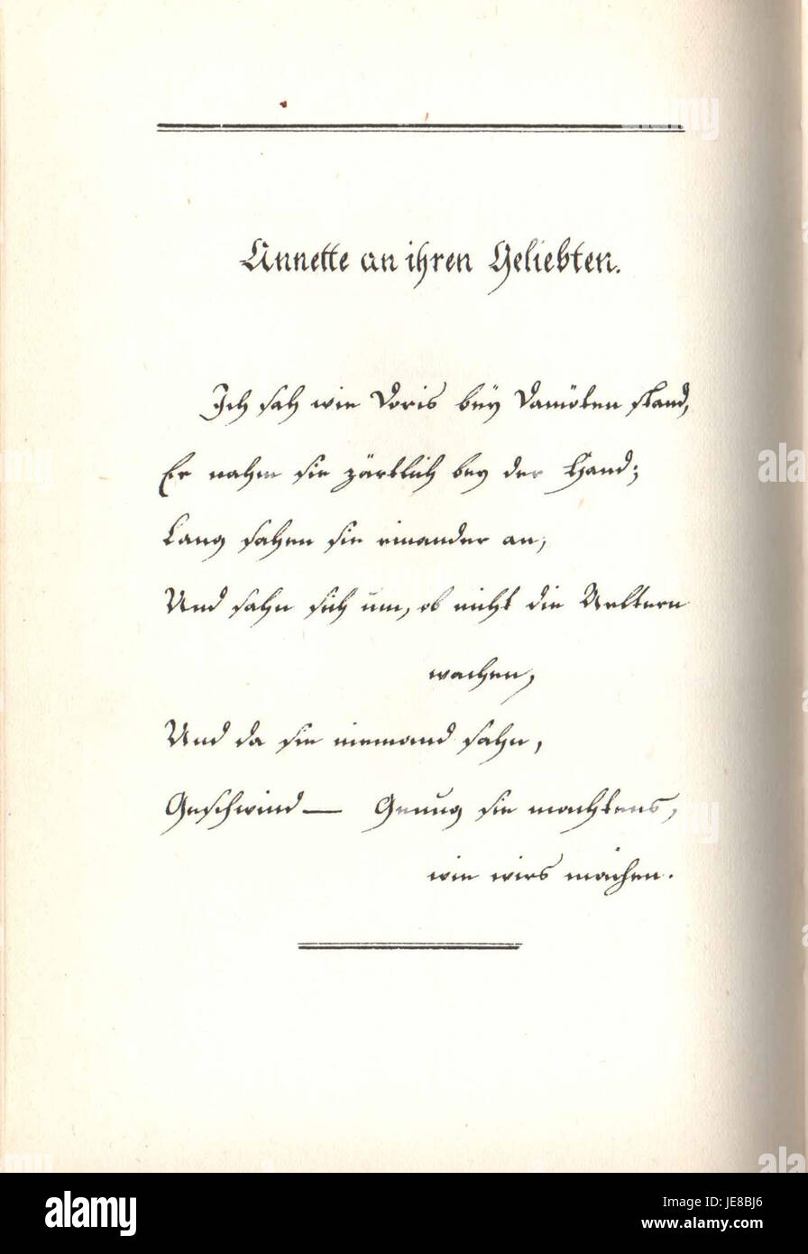 Annette manuskript hi-res stock photography and images - Alamy