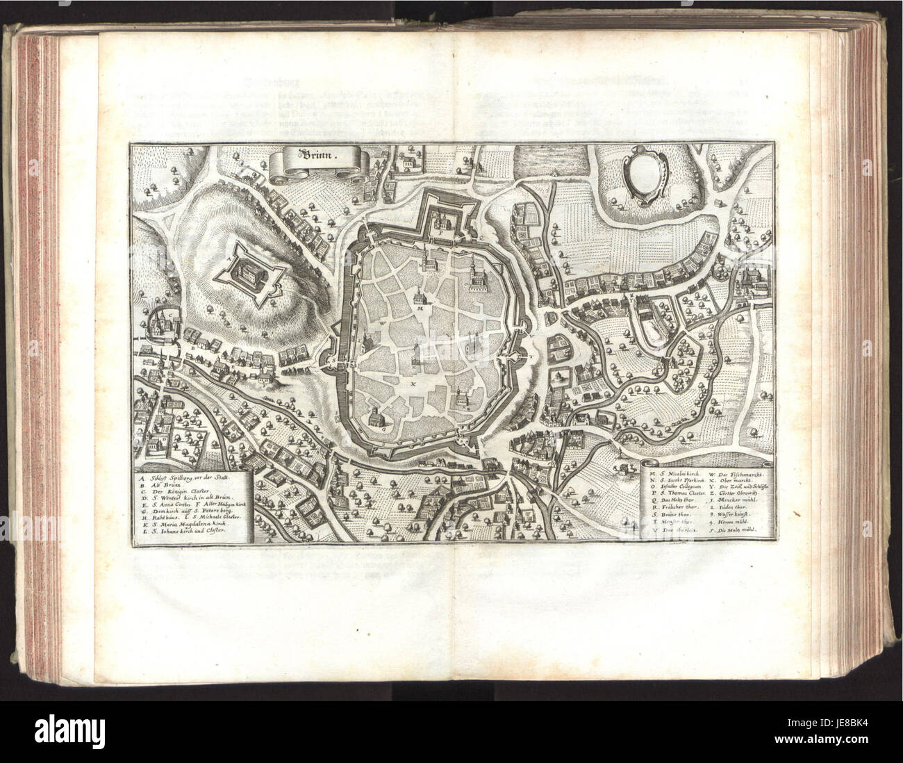 This map by Matthäus Merian depicts Bohemia, Moravia, and Silesia ...