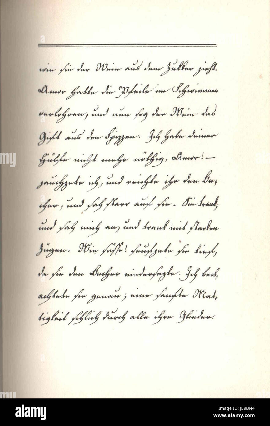 The manuscript 'Annette' by Johann Wolfgang von Goethe represents a ...