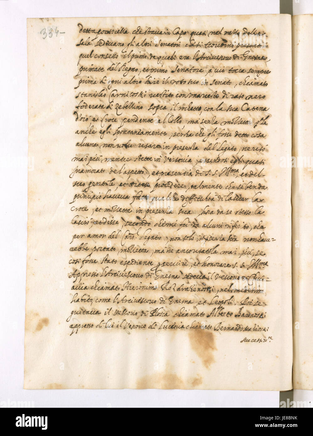 This document is an itinerary of the papal legate Henryk Gaetano ...