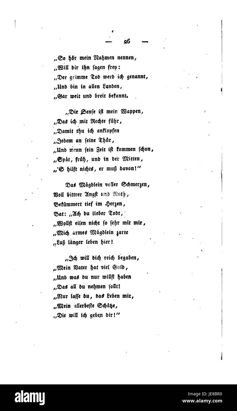 Traditional german poems hi-res stock photography and images - Alamy