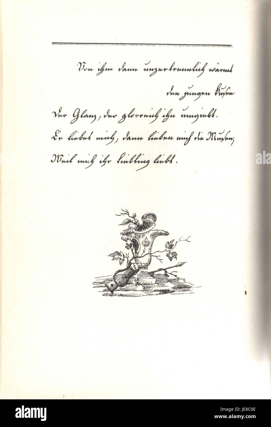 This manuscript, 'De J W Goethe Annette', is an early work by Johann ...