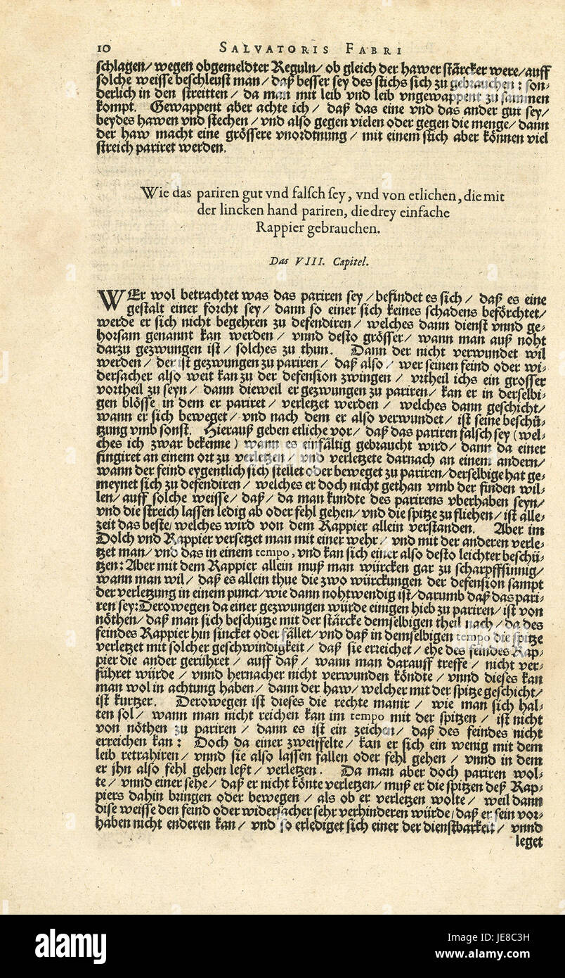 'De Fechten' by Fabri is a manuscript that discusses the medieval German martial arts, outlining ...
