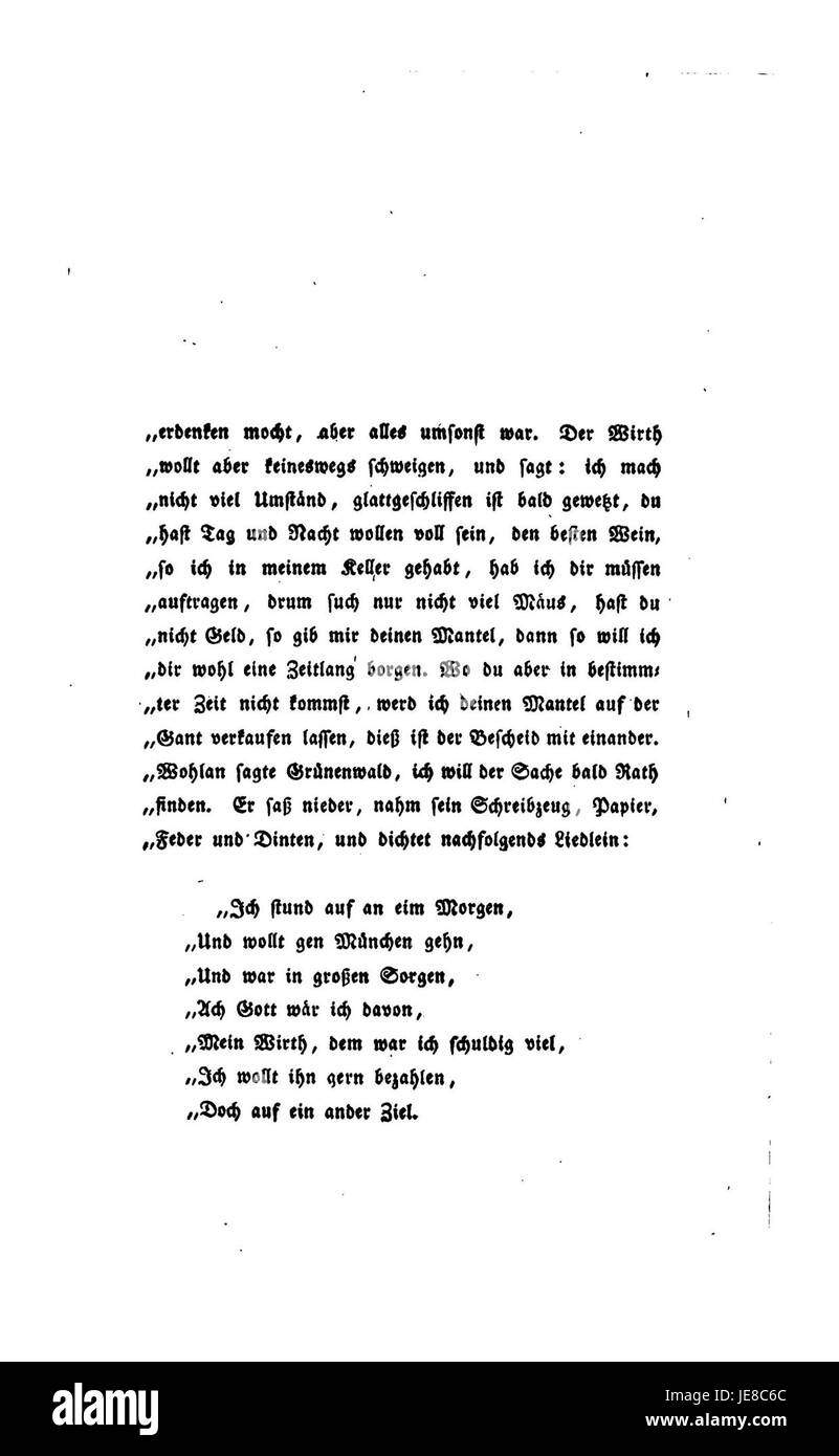 Page 5 from 'Des Knaben Wunderhorn', a collection of German folk poetry ...