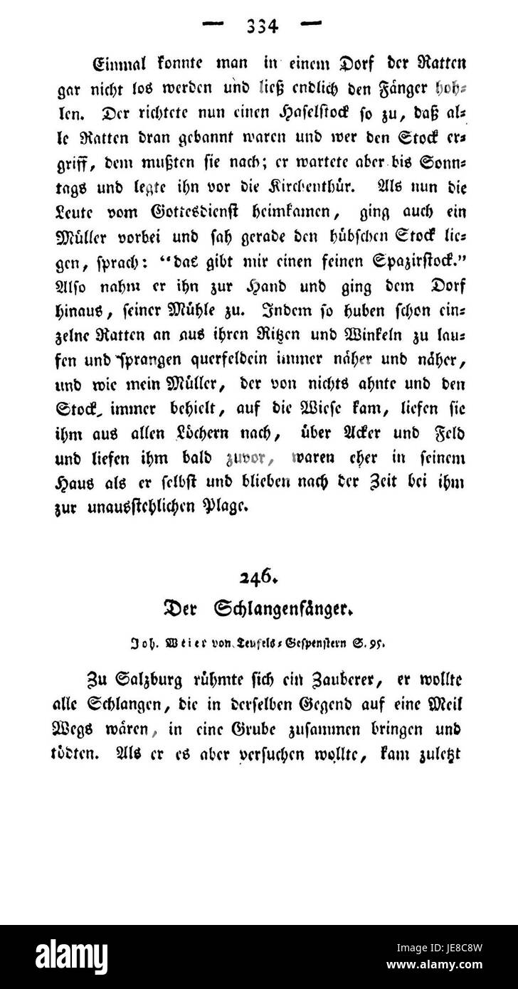 A page from *Deutsche Sagen* (German Legends), Volume 1, compiled by ...