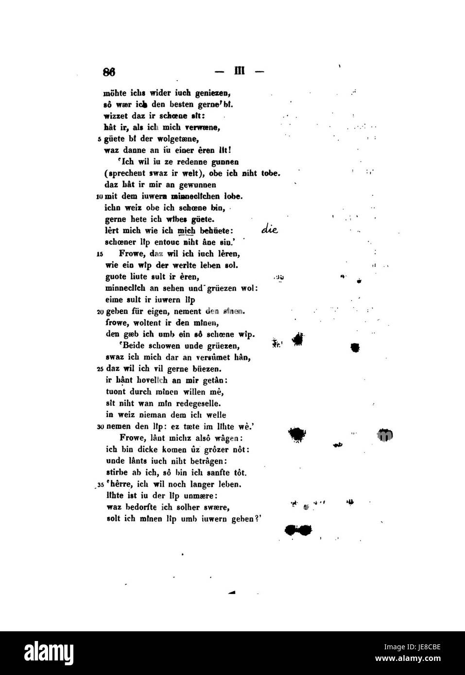 Image page from manuscript Cut Out Stock Images & Pictures - Alamy