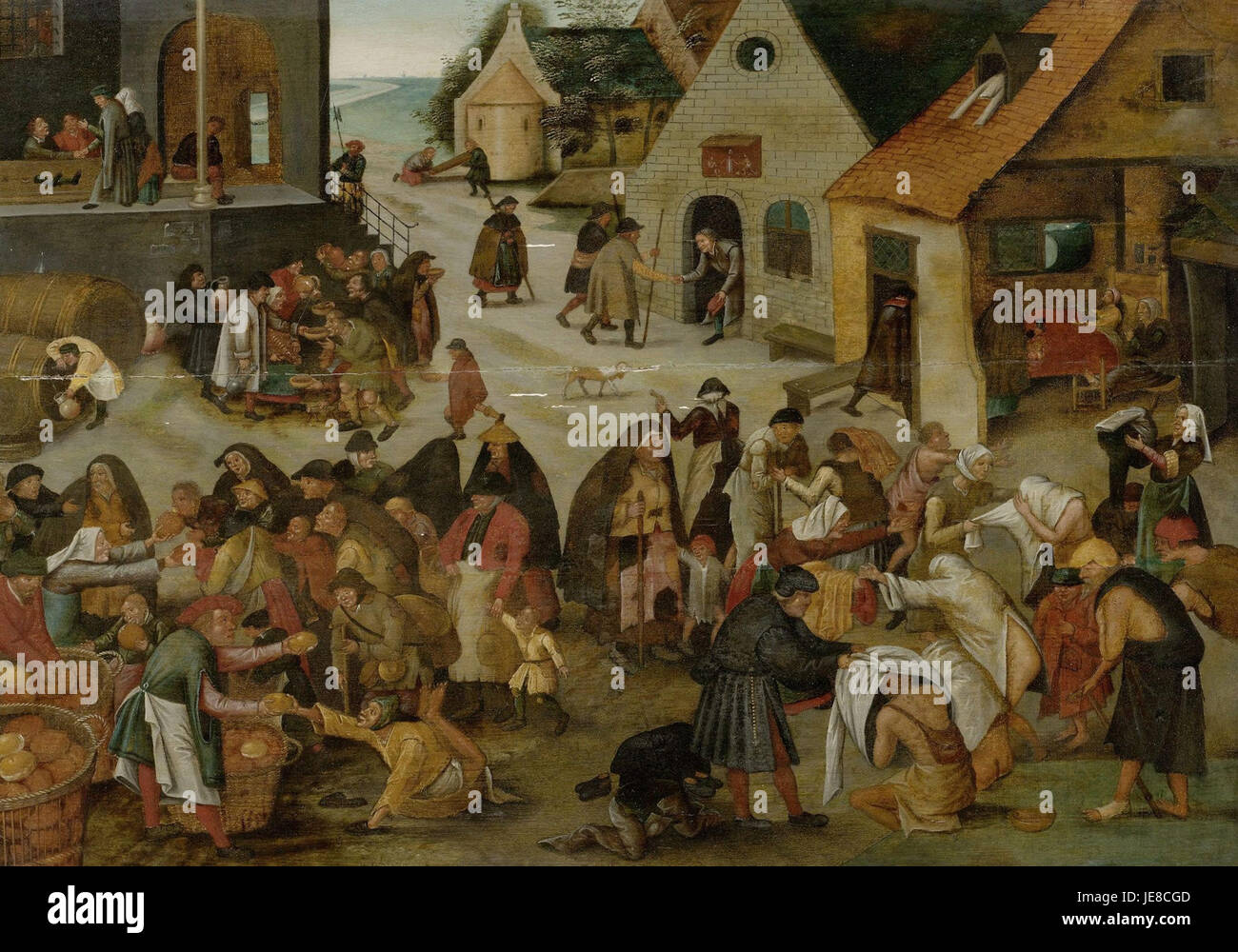 Lichamelijke Werken Van Barmhartigheid Onderdak Bieden Aan Daklozen