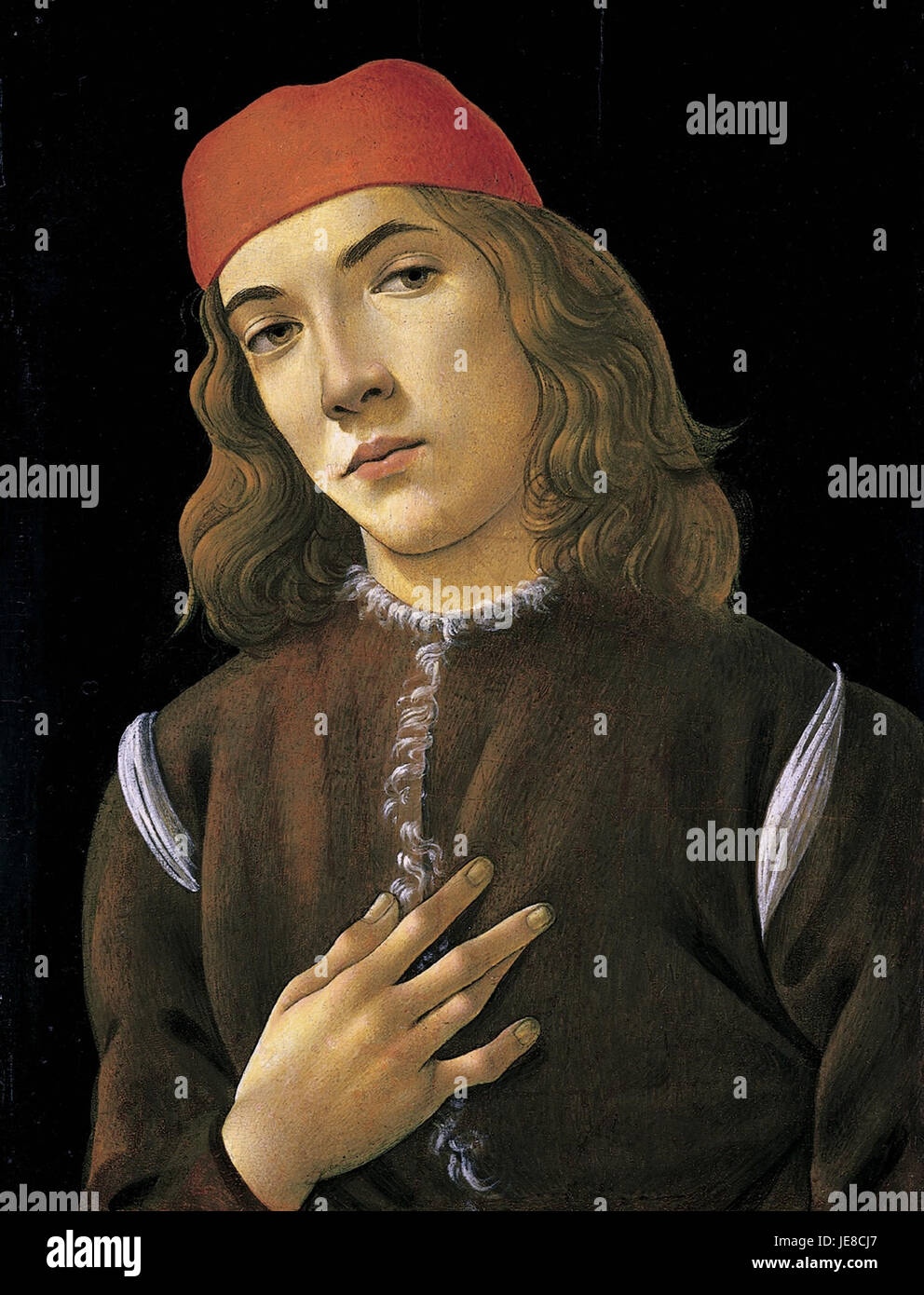 A painting by Sandro Botticelli, created in 1502, depicting a classical ...