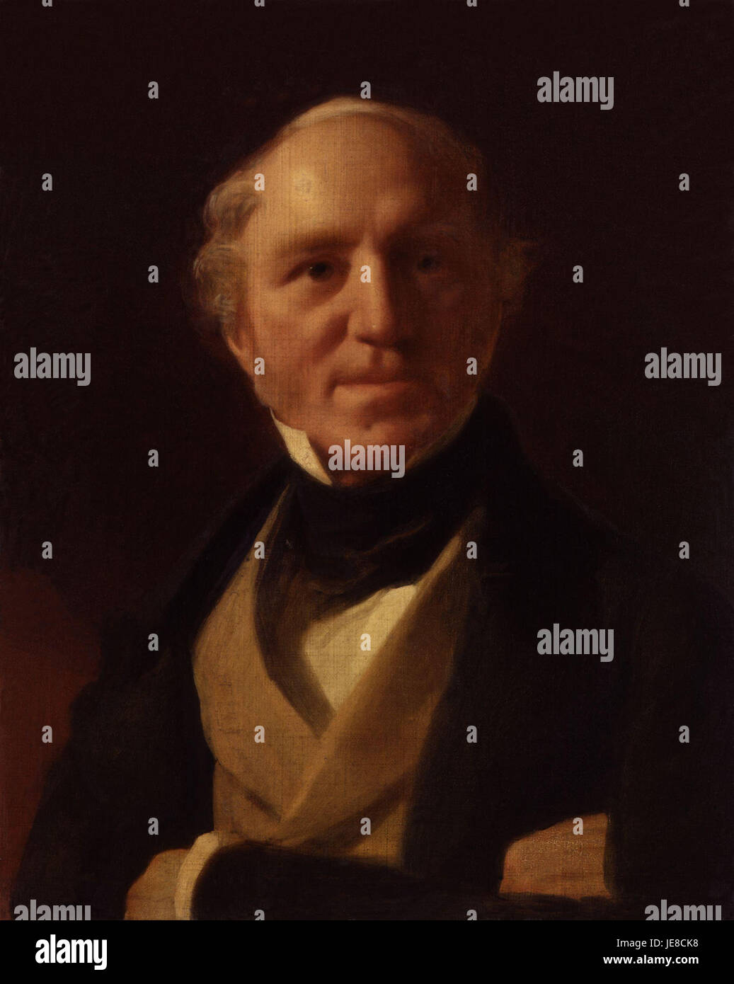 This portrait by Samuel Laurence depicts Sir Thomas Bourchier, a ...