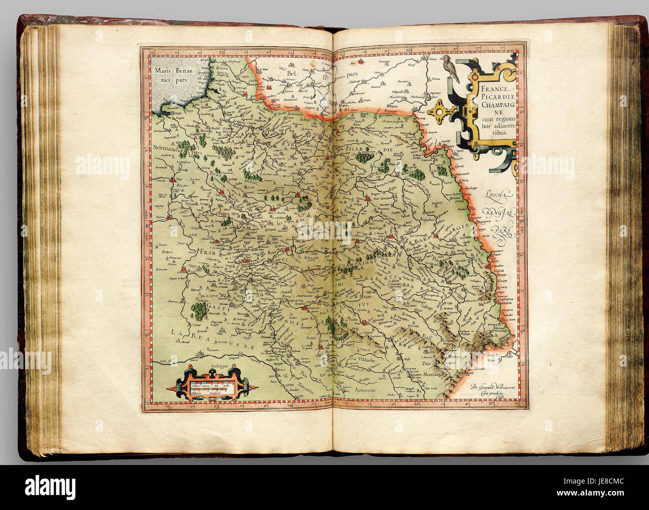 This image refers to a map from the 'Atlas Cosmographicae' by Gerardus ...