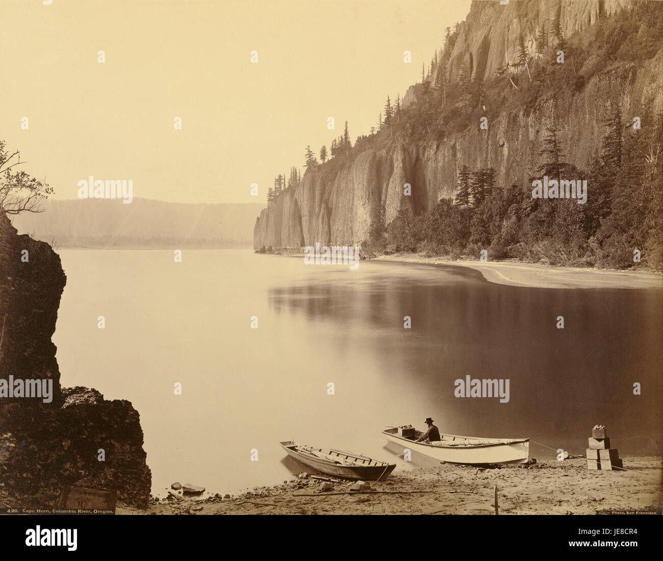 Carleton Watkins, an American photographer, captured this iconic image ...