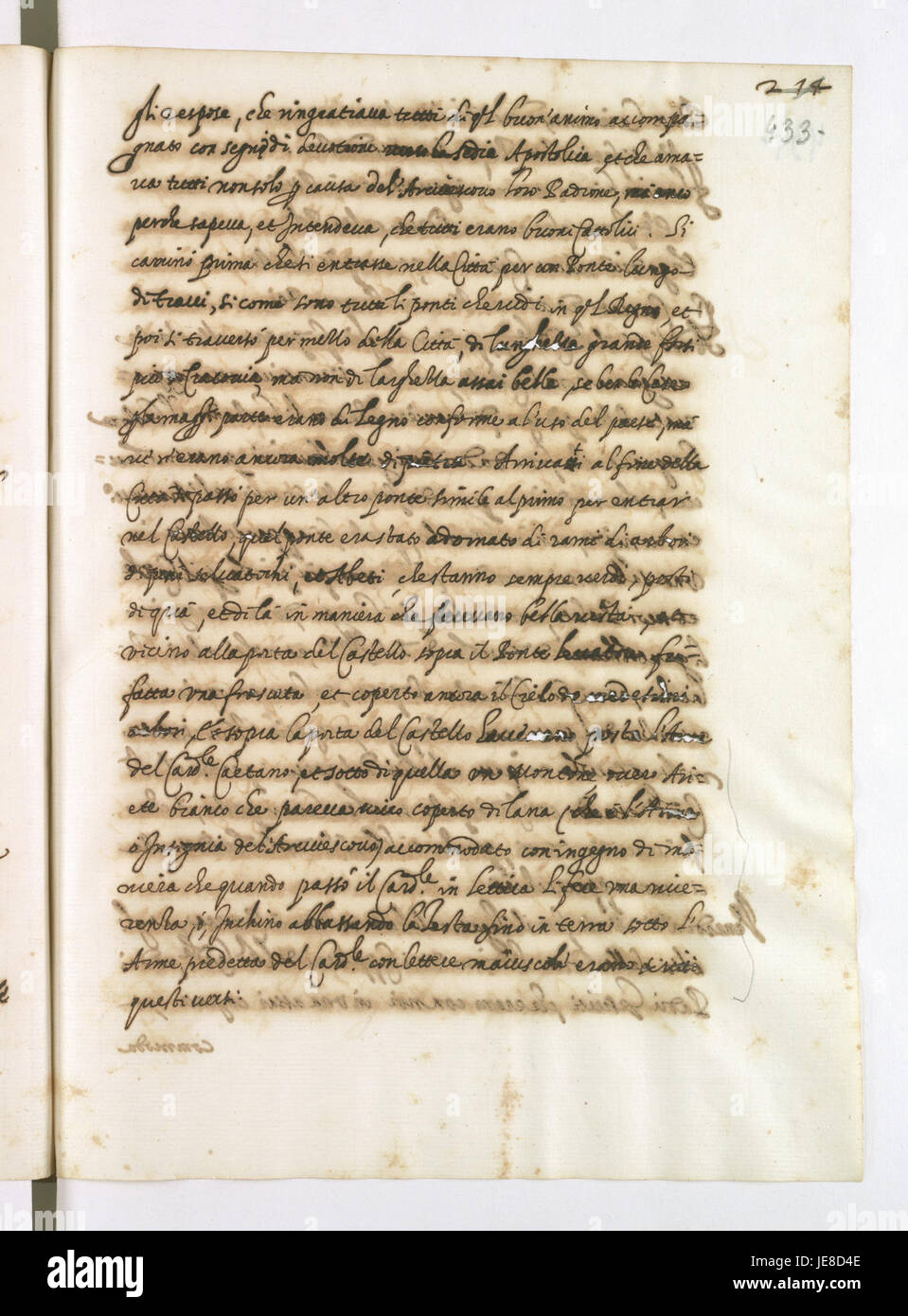 This document is part of the 'Itinerariusz' by Giovanni Paolo Mucante, detailing the journey of ...