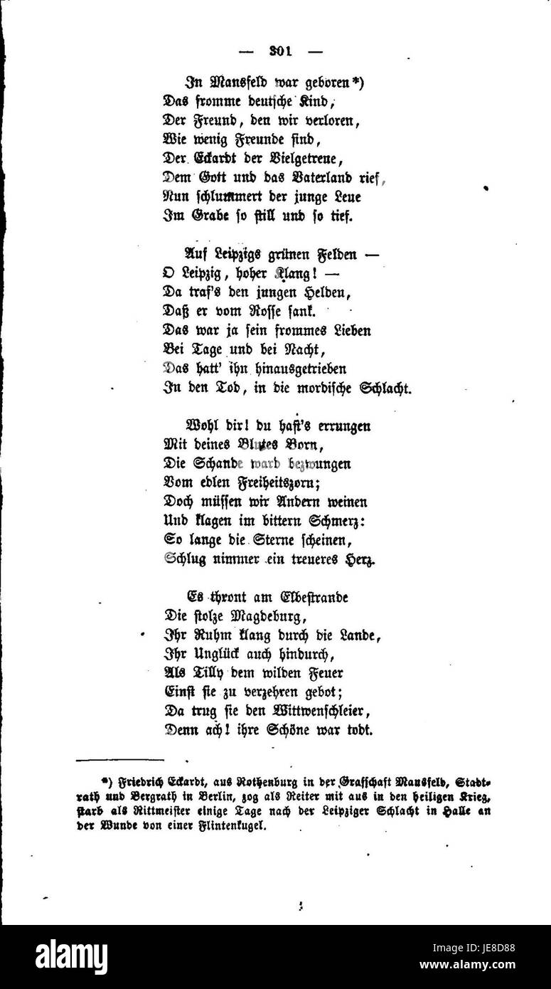 German nationalism in poetry hi-res stock photography and images - Alamy