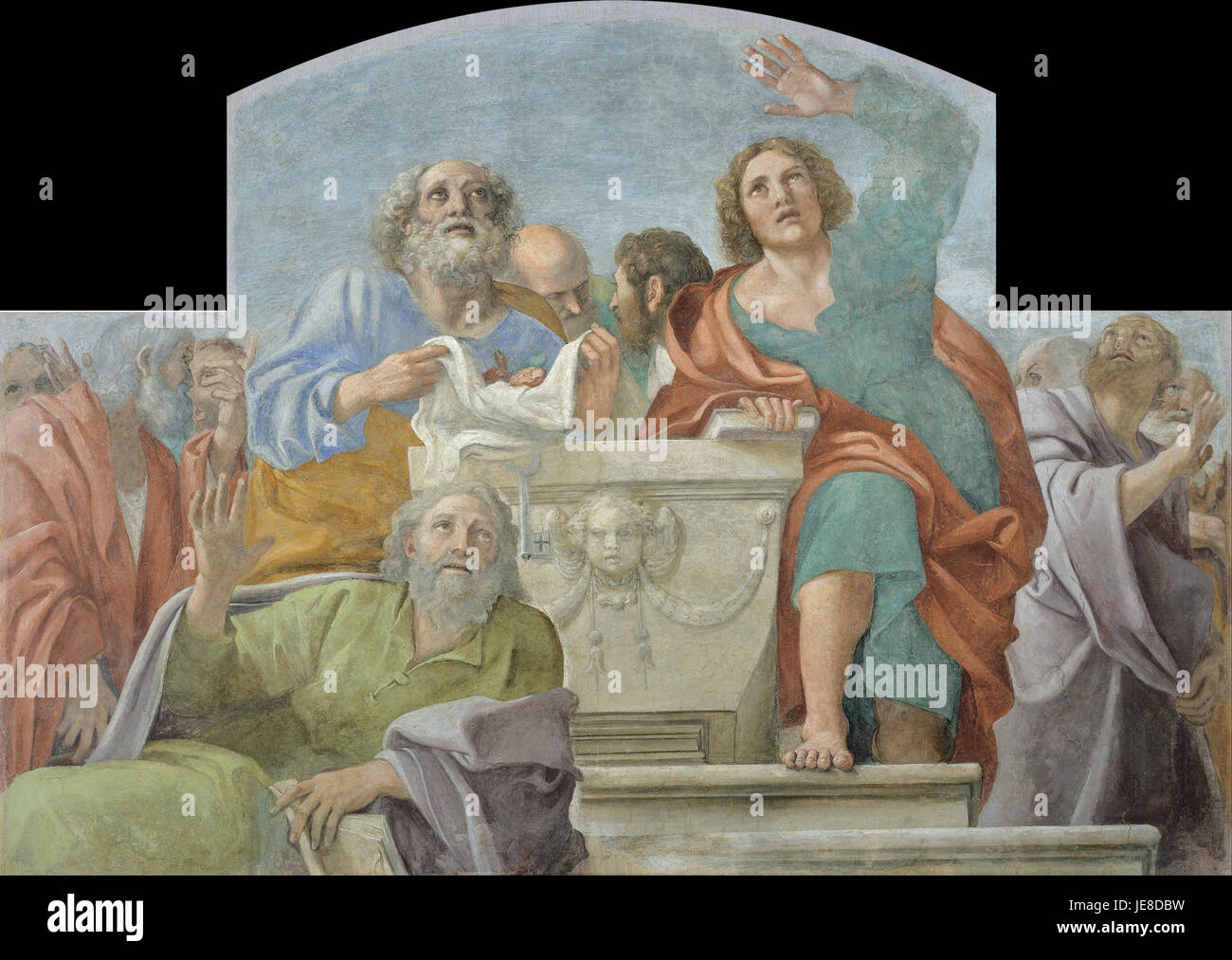 Annibale Carracci's painting 'Apostles around the Empty Sepulchre ...