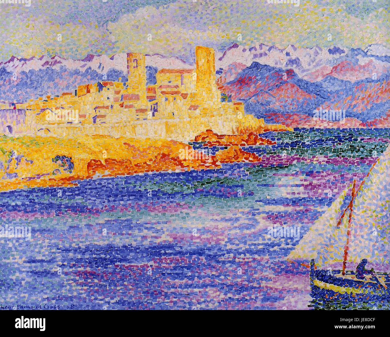 Antibes map hi-res stock photography and images - Alamy