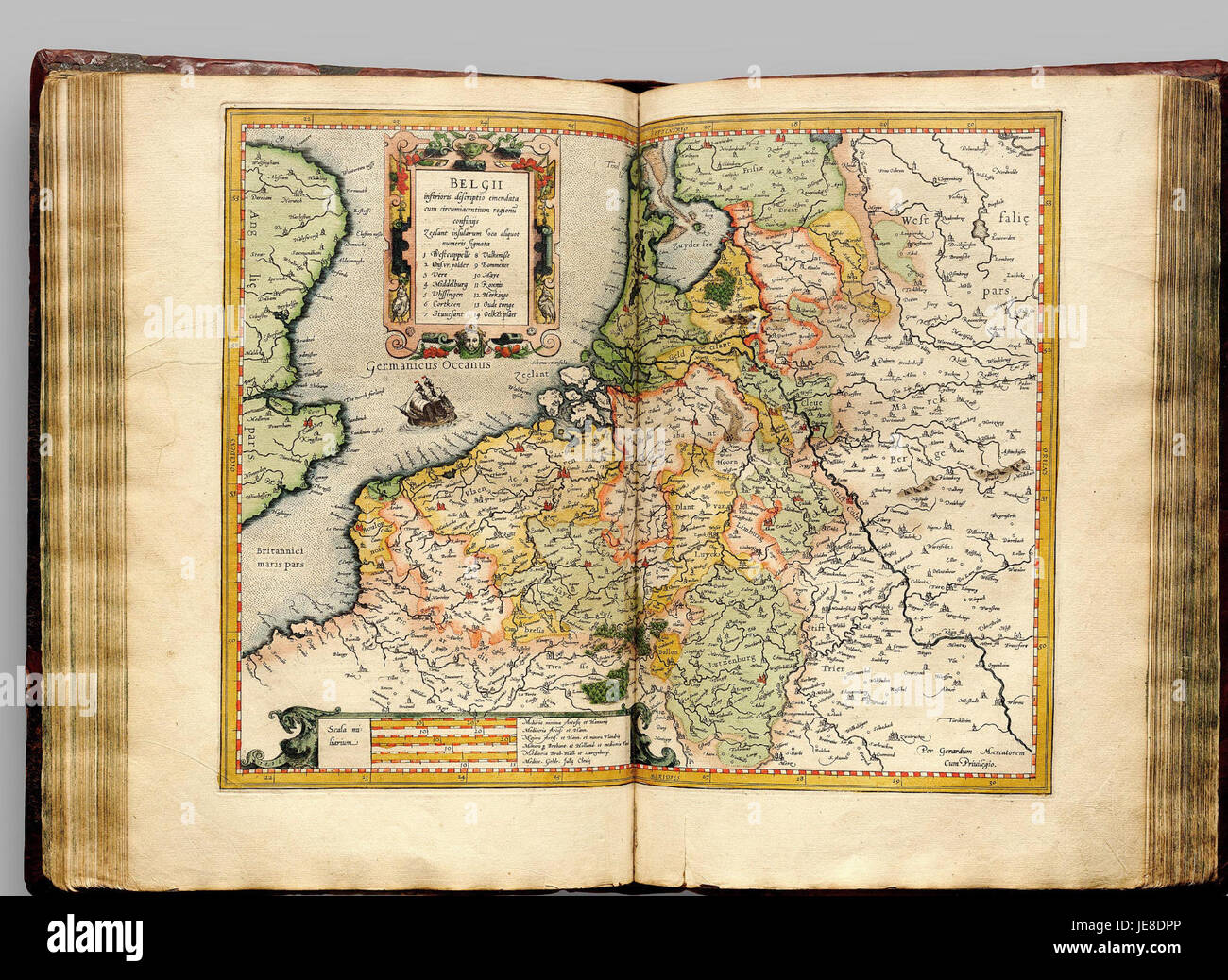 The 'Atlas Cosmographicae' by Gerardus Mercator is a famous map ...