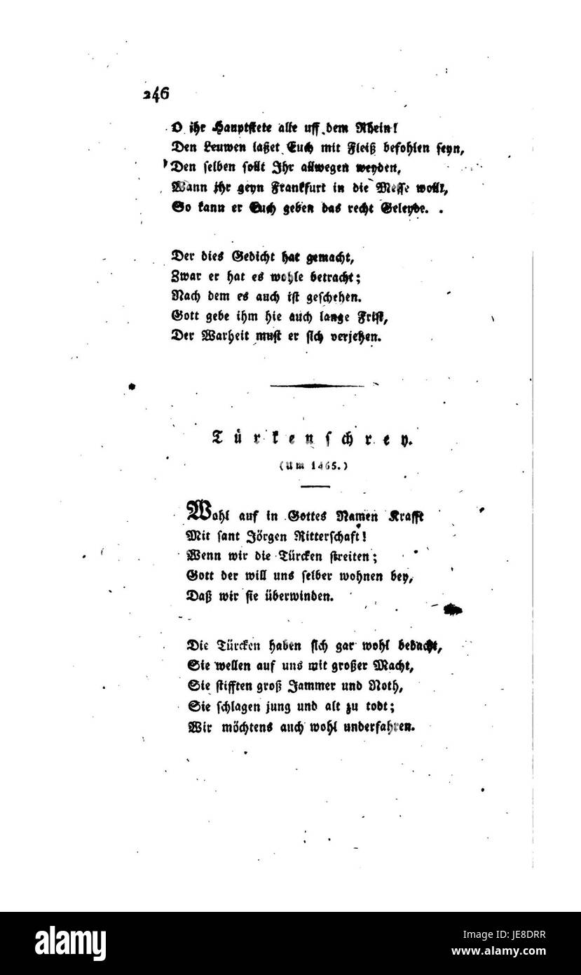 A collection of German folk songs from the medieval period, with lyrics ...