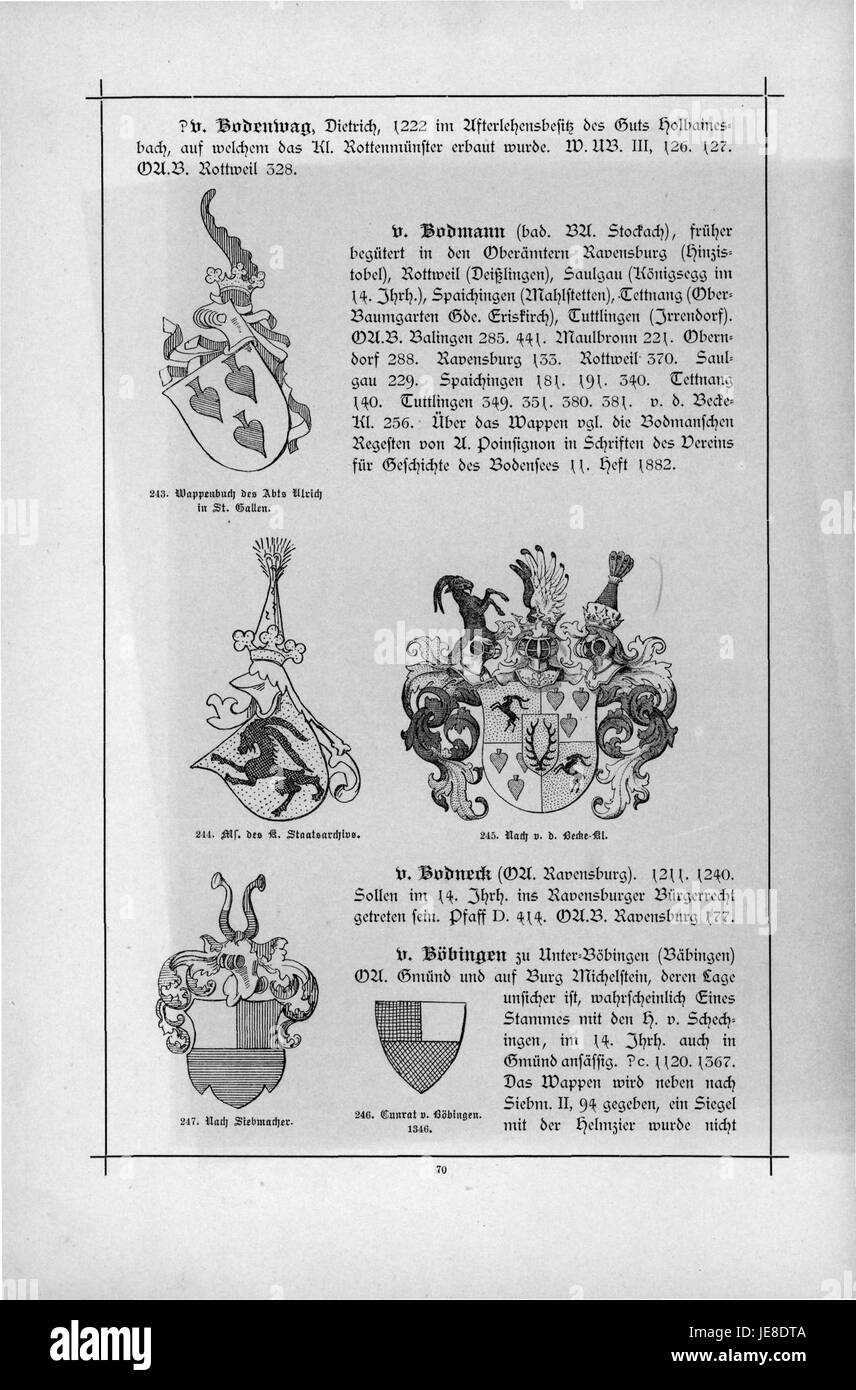 The 'Alberti Wappenbuch' is a heraldic manuscript featuring coats of ...