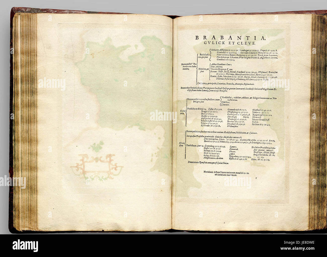 The 'Atlas Cosmographicae' by Gerardus Mercator, published in 154 ...