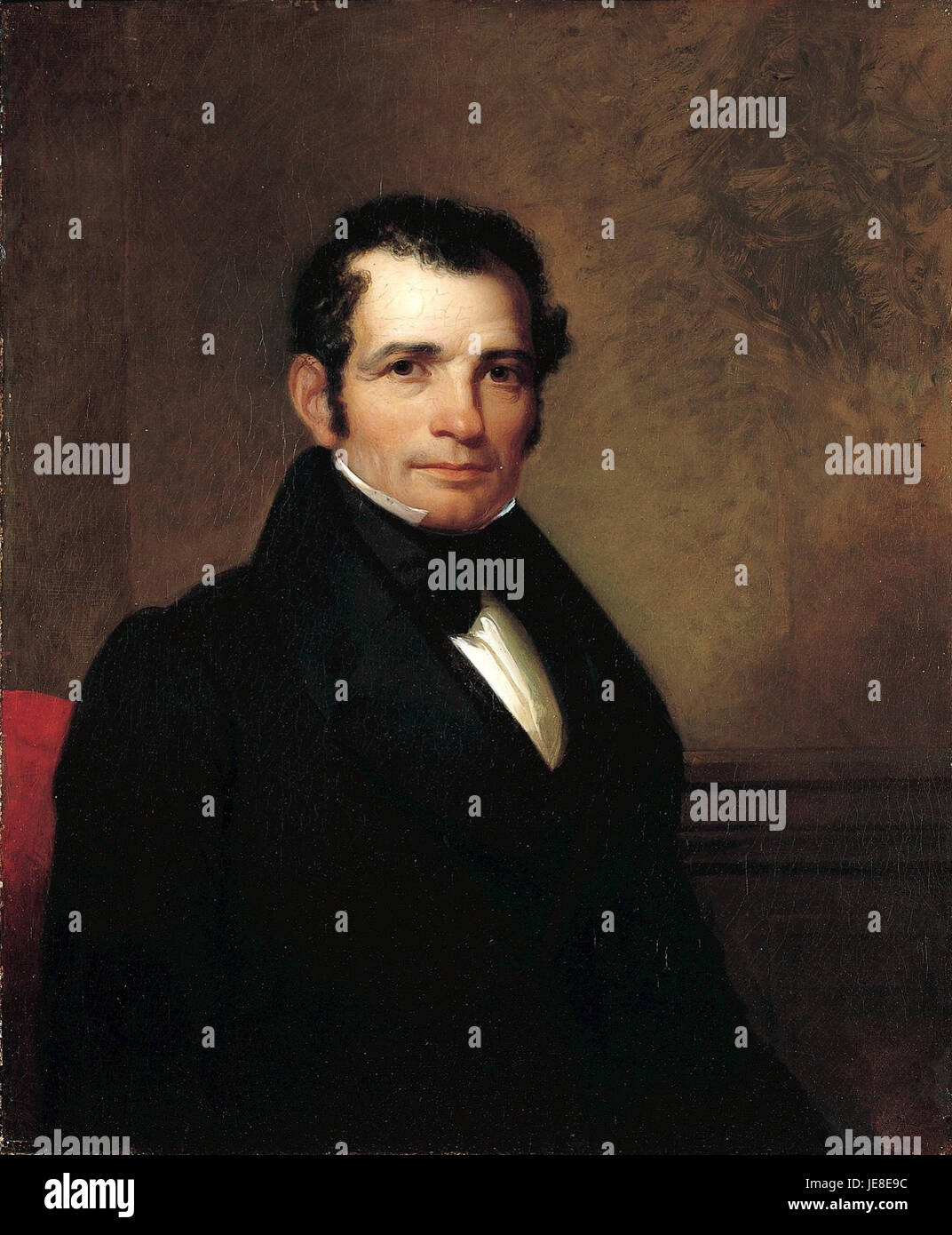 'Portrait of Luman Reed' by Asher Brown Durand, painted in 1852, is a ...
