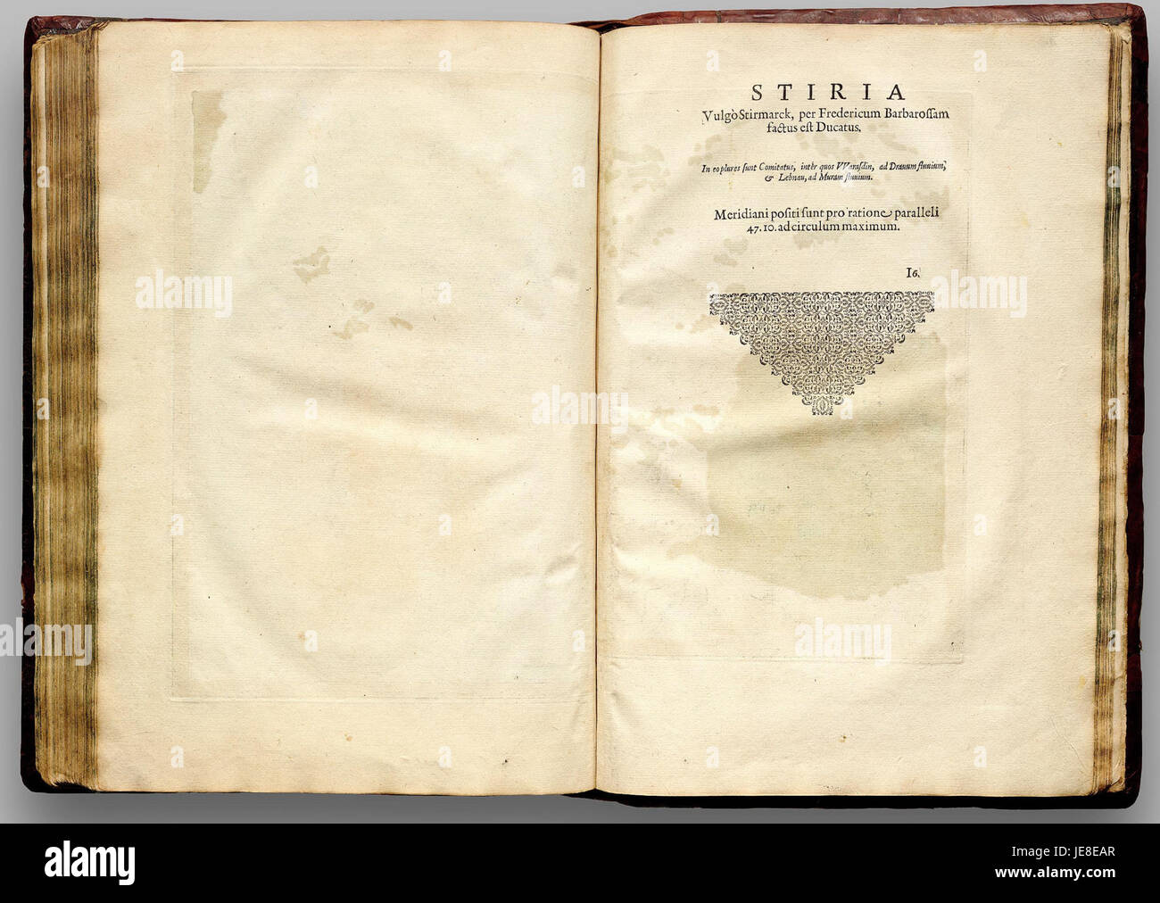Atlas Cosmographicae, compiled by Gerard Mercator and published ...