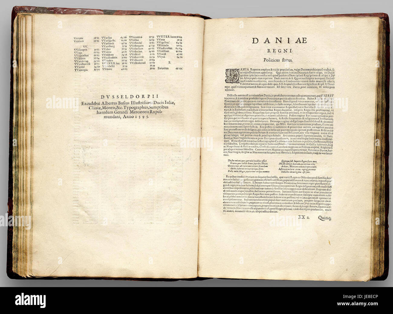 The *Atlas Cosmographicae* by Gerardus Mercator is a landmark work in ...