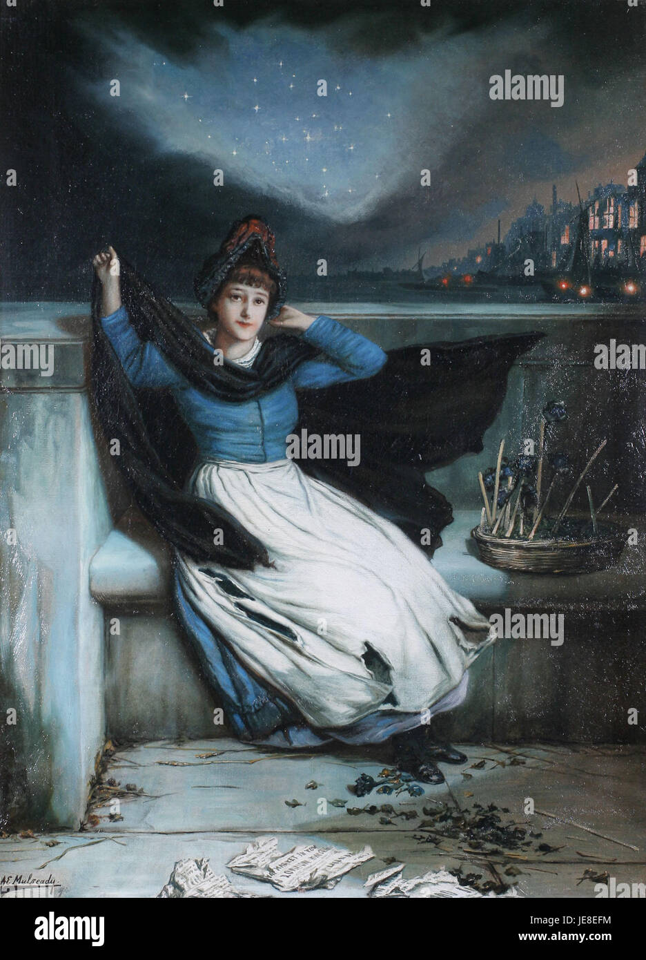 'The Close of Day – Selling Out' is a painting by Augustus Edwin ...