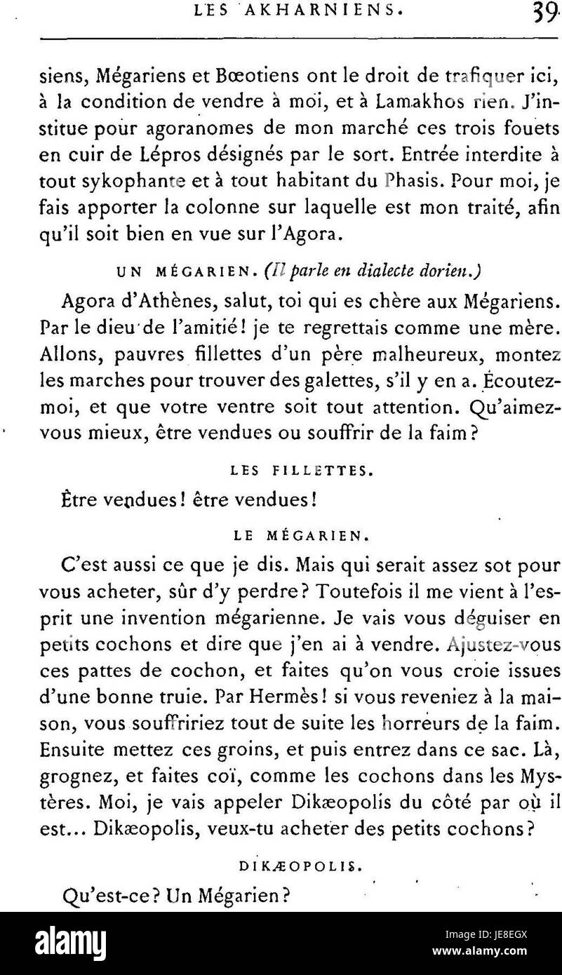 Aristophane I, page 050, contains one of the comedic plays by the ...