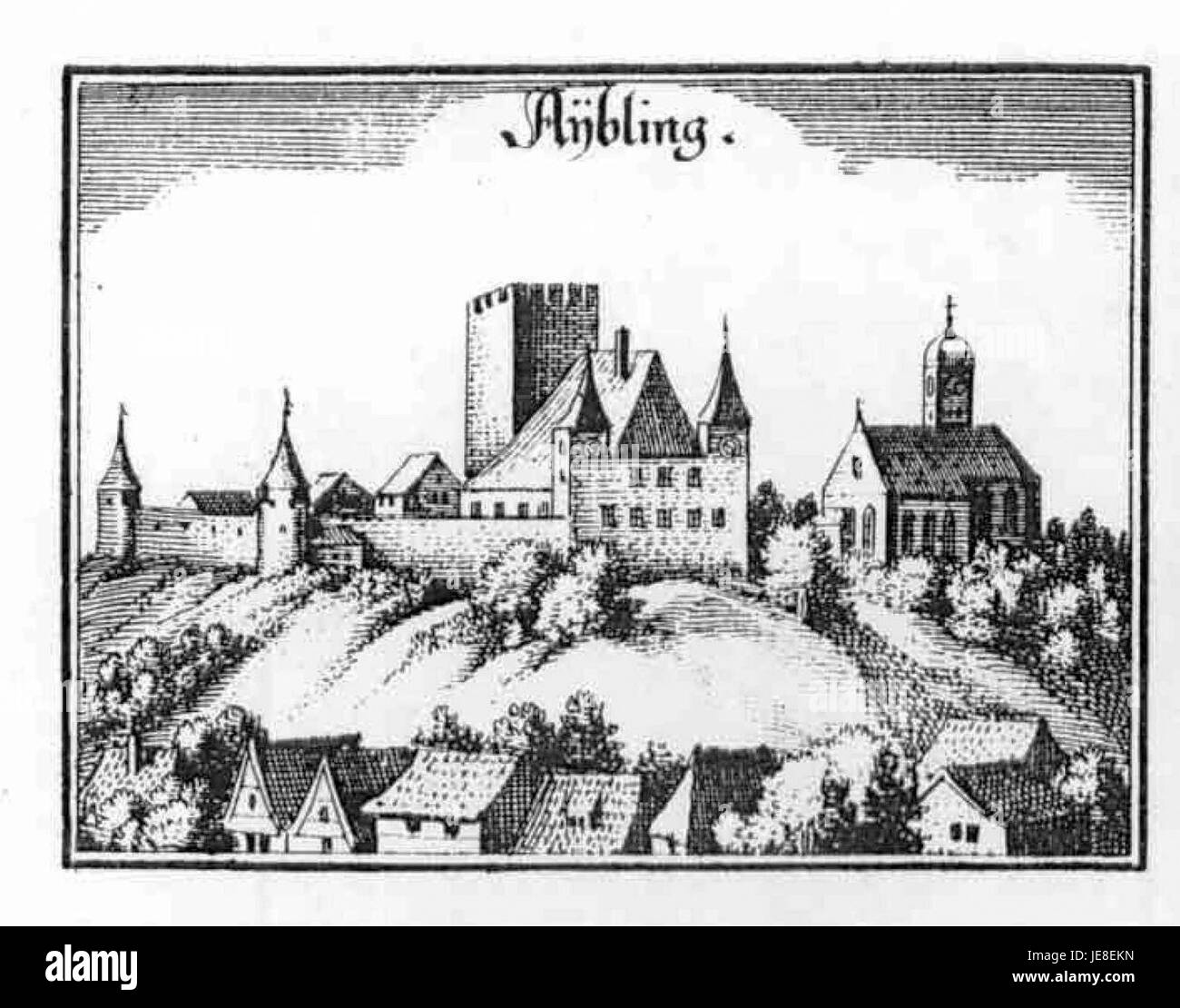 Merian map Black and White Stock Photos & Images - Alamy