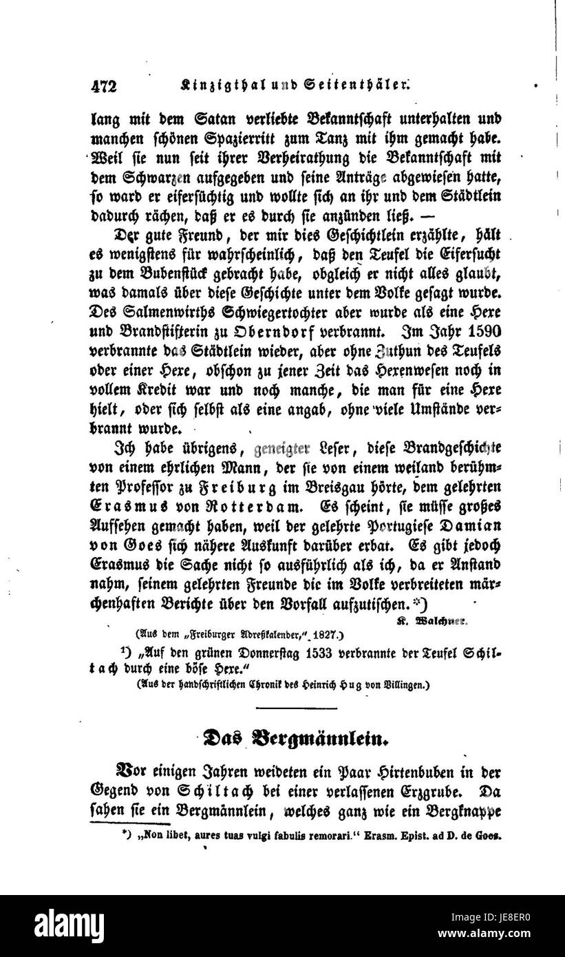 Badisches Sagenbuch 472 is a German folklore collection, documenting ...