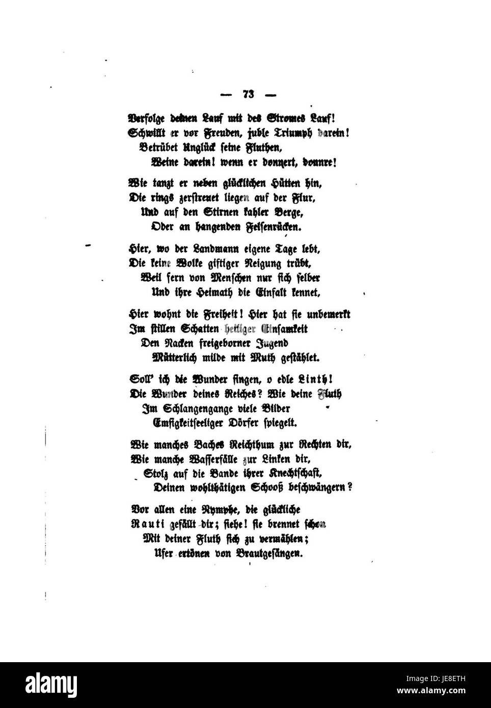 'Blumenlese aus den neuen Schweizerischen Dichtern' is a collection of ...