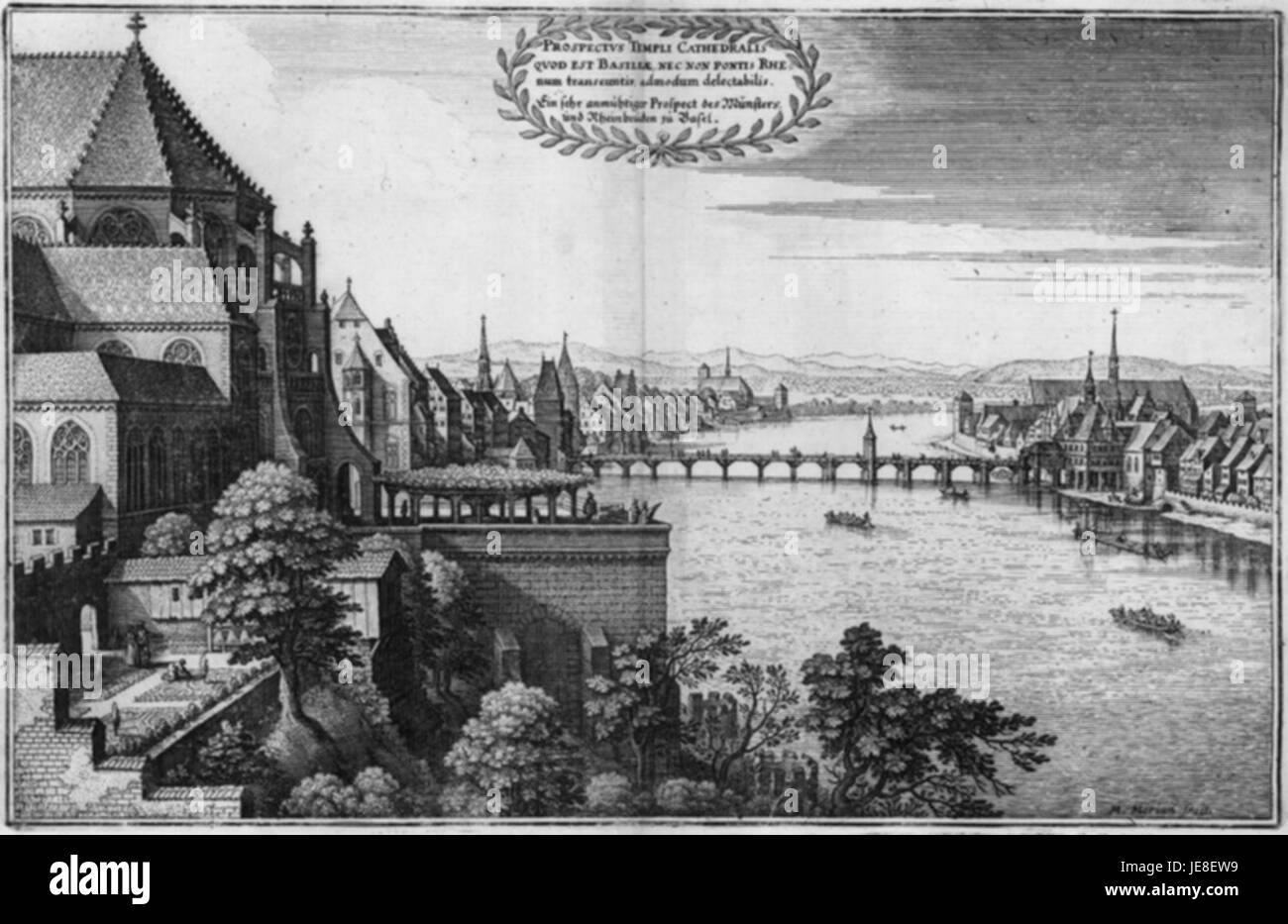 Vintage map of basel hi-res stock photography and images - Alamy