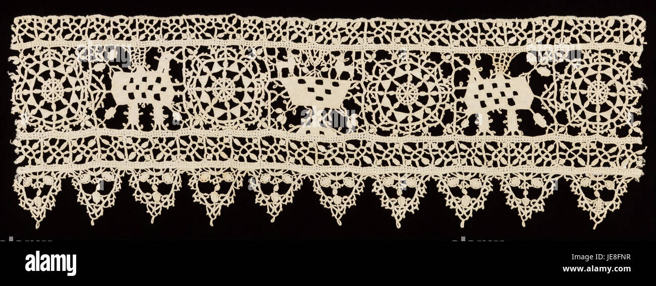 This image shows a border scene, possibly from a historical or ...