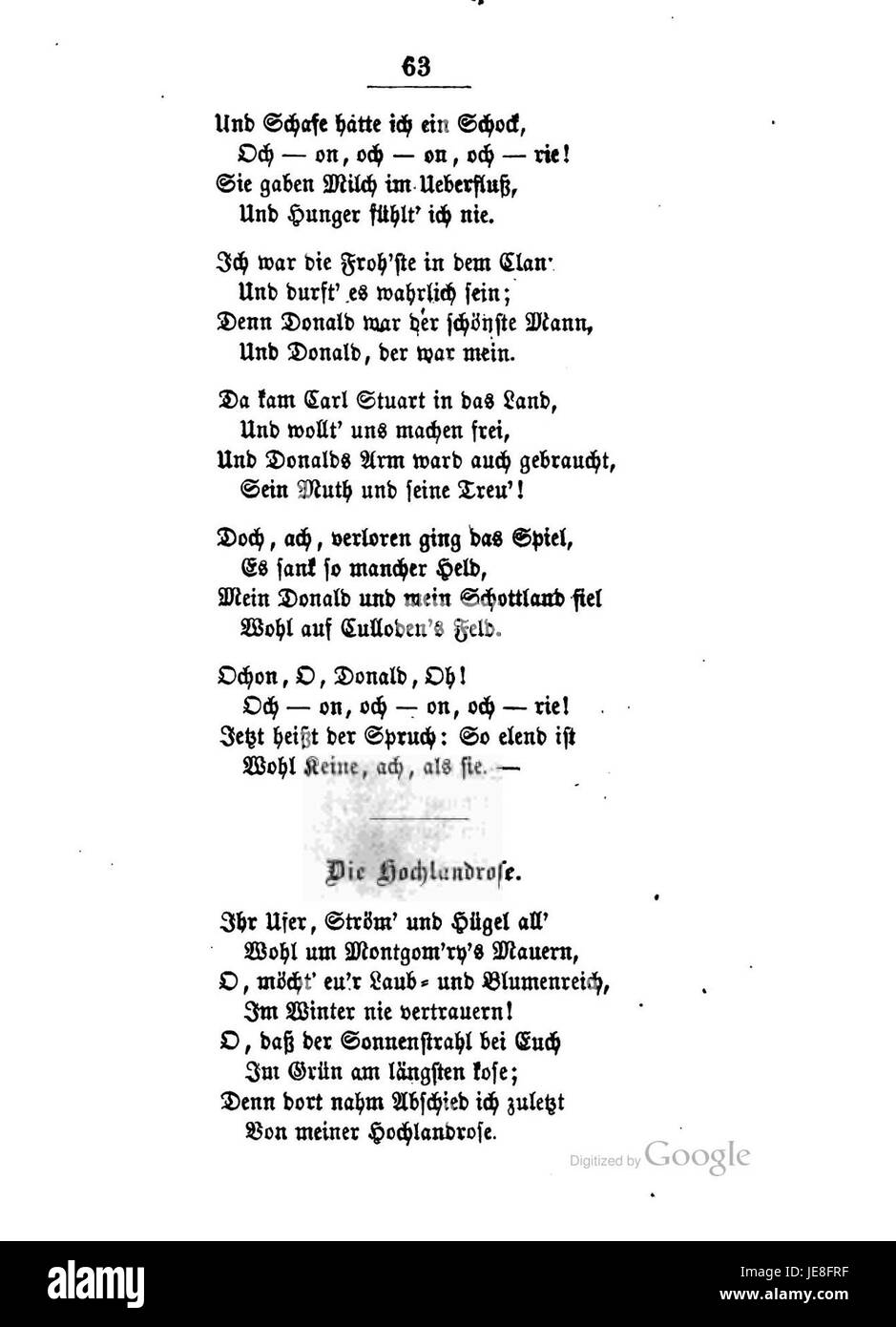 Burnsian legacy hi-res stock photography and images - Alamy