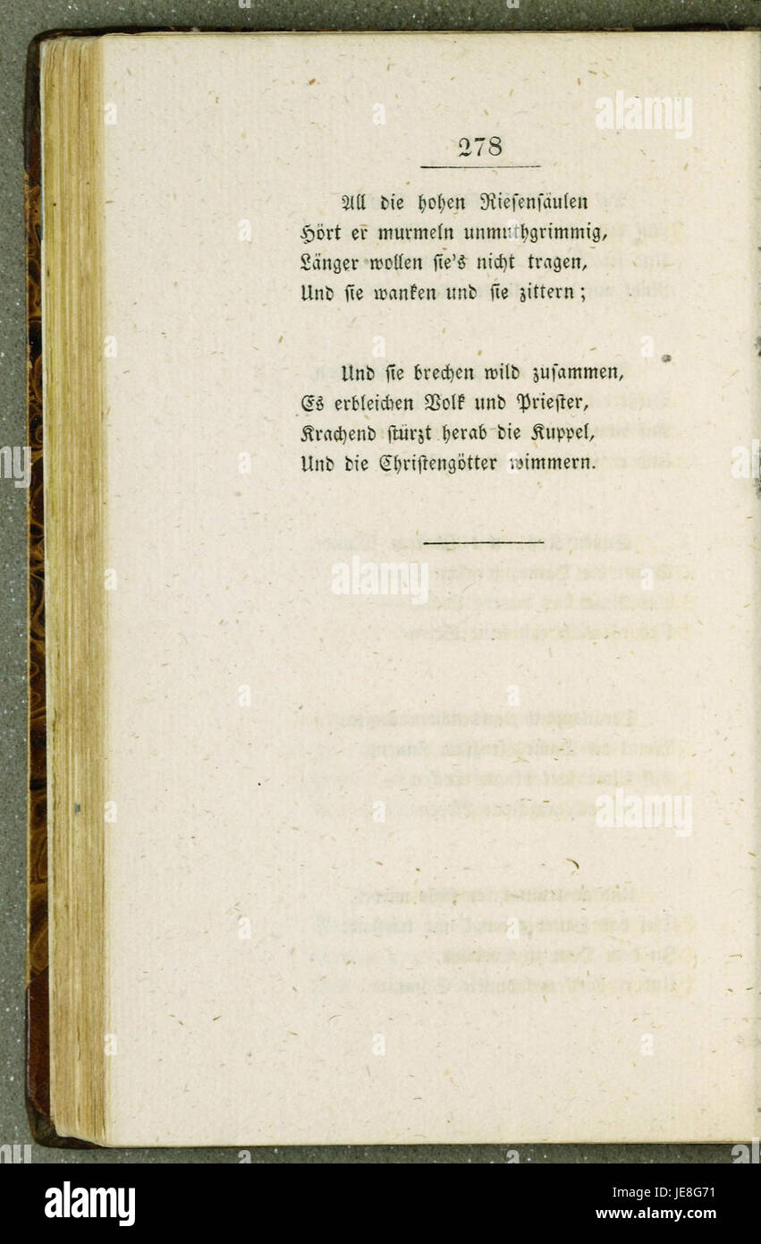 Heines poems hi-res stock photography and images - Alamy